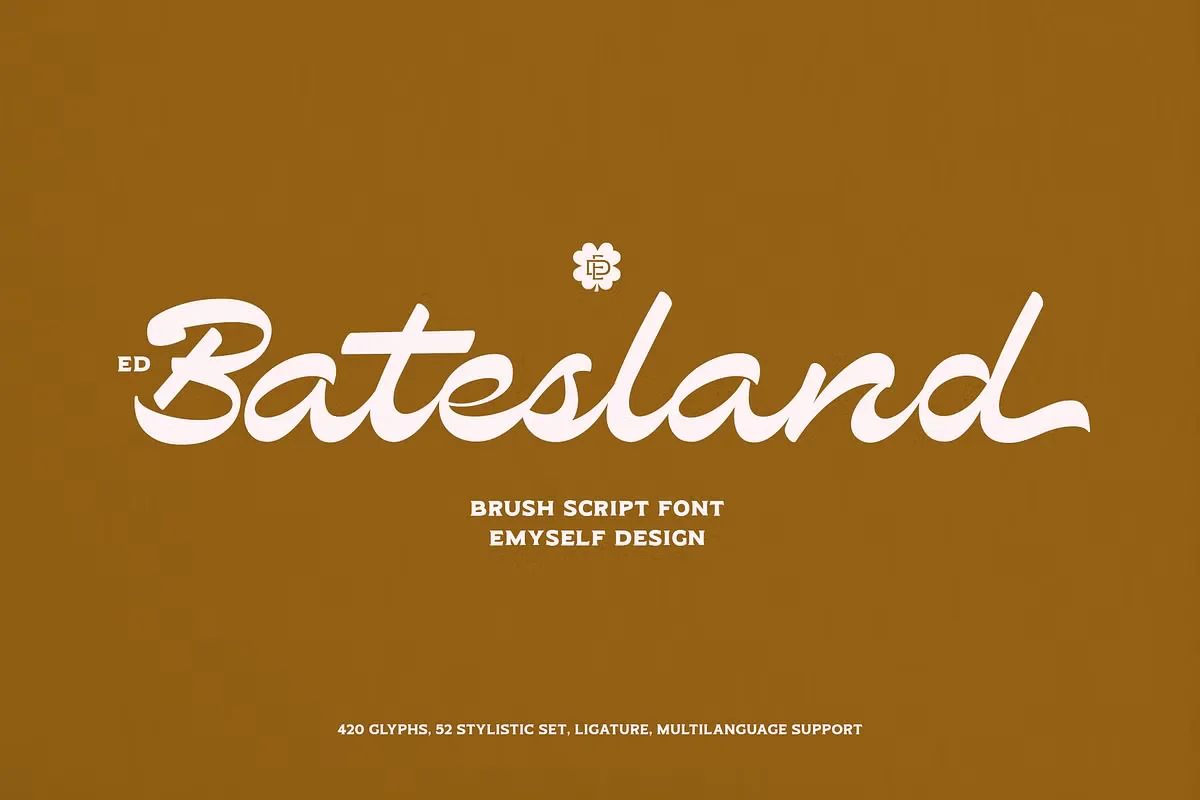 ED Batesland Font Family Free - Download Now